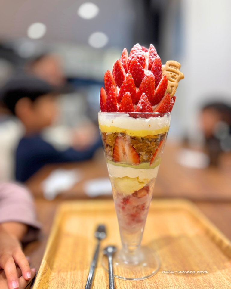 【レスティ唐古・鍵】古都華のいちごパフェが人気♡道の駅のカフェ&直売所／田原本町 | canoco